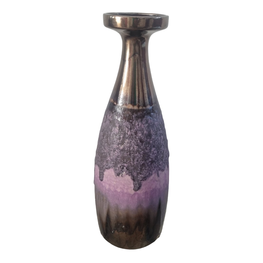 Vintage Ruscha Floor Vase Rare Form 863 45 West German Pottery 1960s ...