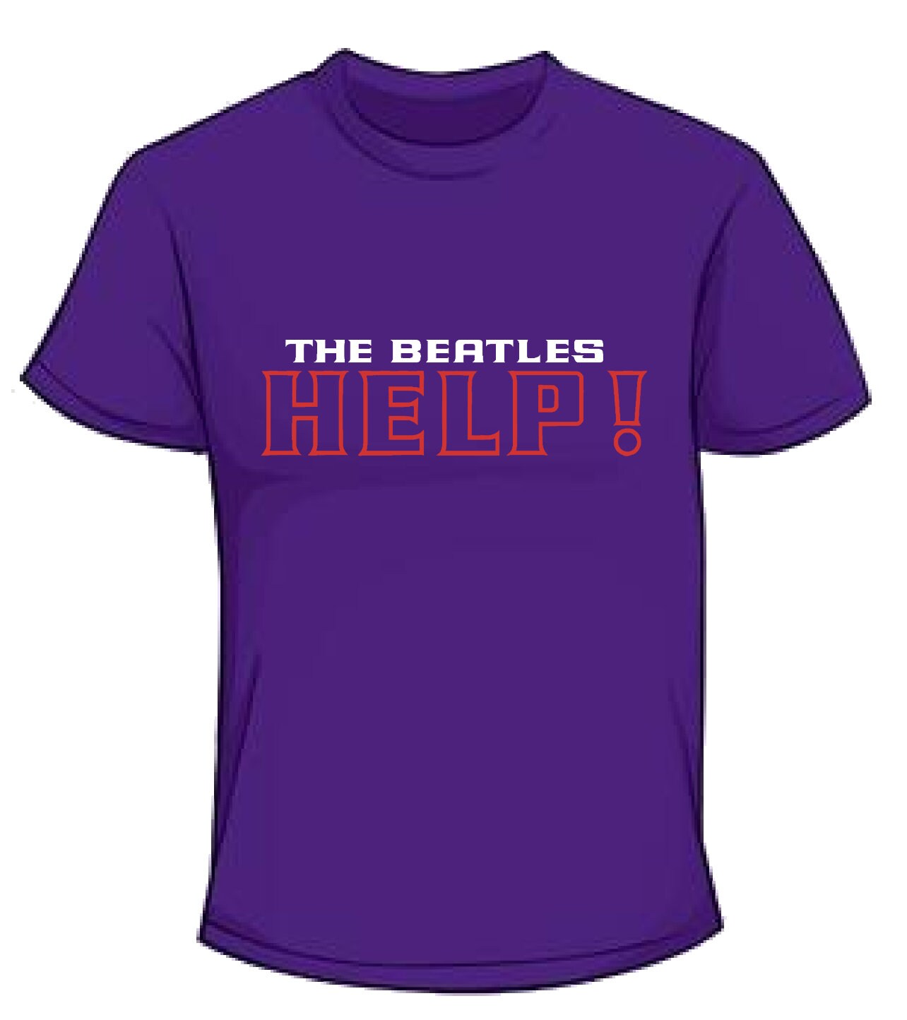 The Beatles Help Shirt - Etsy