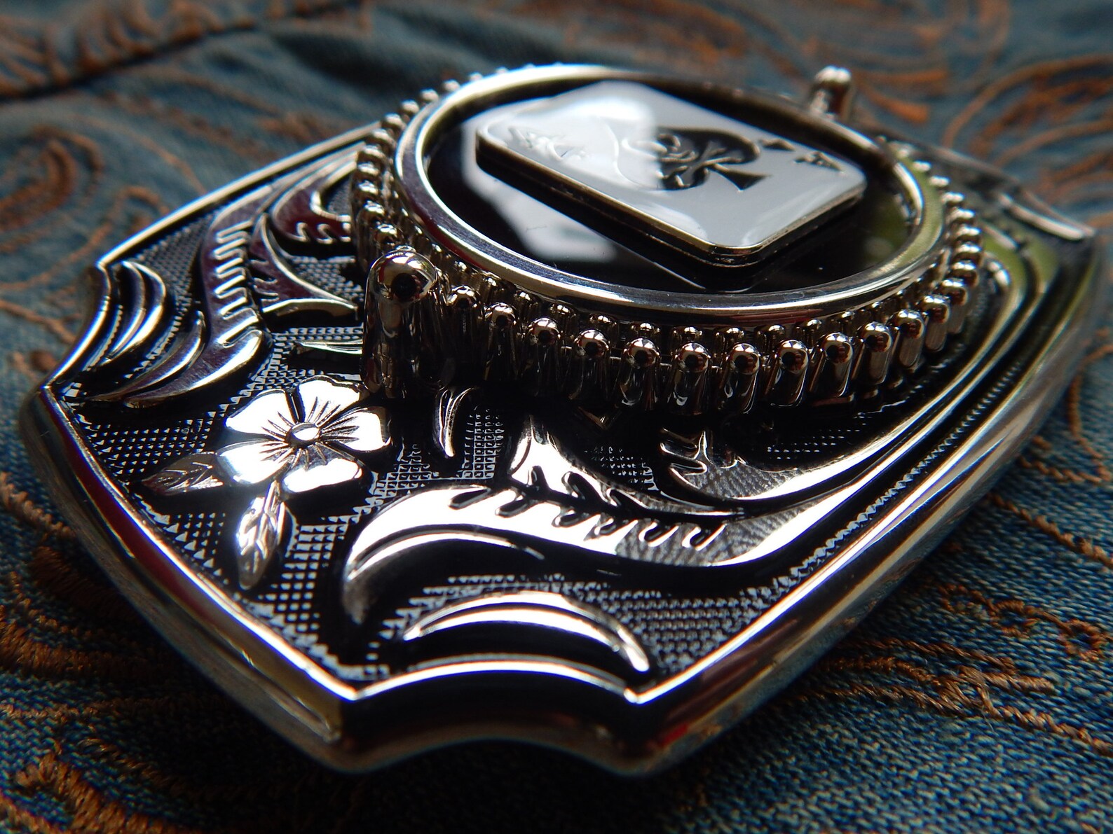 New High Quality Ace of Spades Playing Card Skull Belt Buckle - Etsy