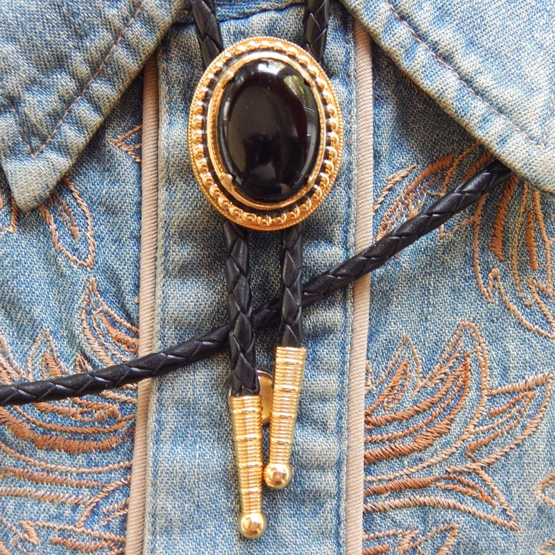 Gold Bolo Tie - Etsy