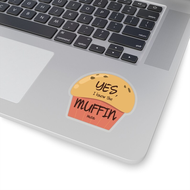 Funny Muffin Man Sticker: Nursery Rhyme Joke - Etsy