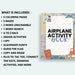 Airplane Activity Bundle Printable Airplane Kids Activities Plane ...
