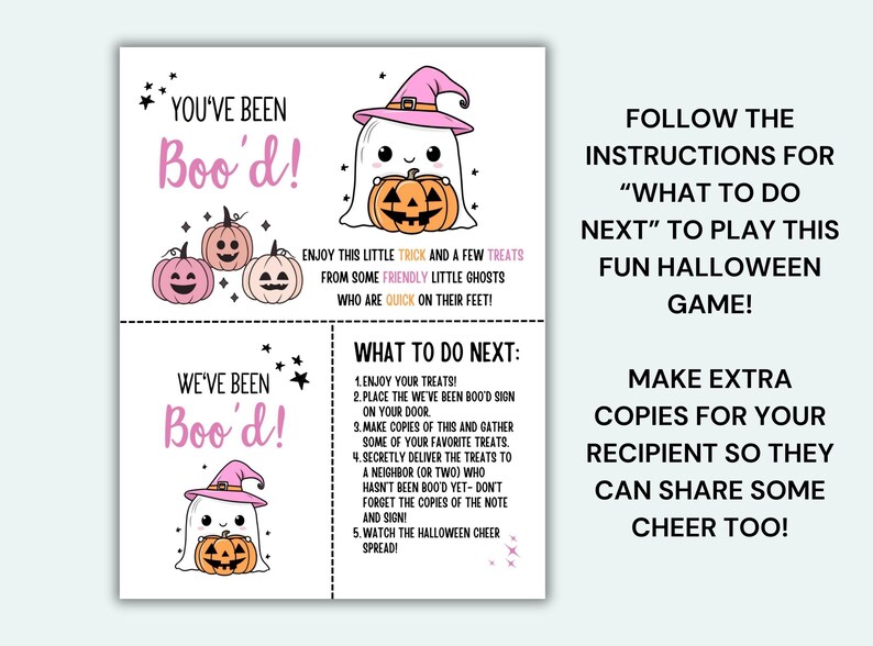 You've Been Boo'd Printable Halloween You've Been Booed Pinkoween ...