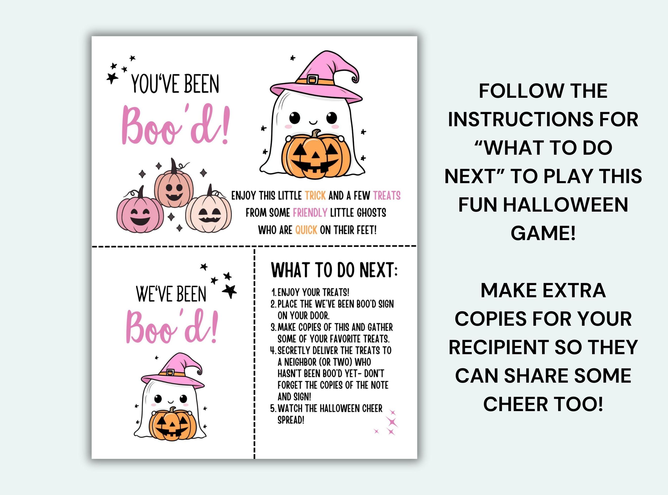 You've Been Boo'd Printable Halloween You've Been Booed Pinkoween ...