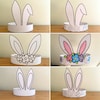Easter Bunny Paper Crown Printable Bunny Ears Paper Crowns Easter Paper ...