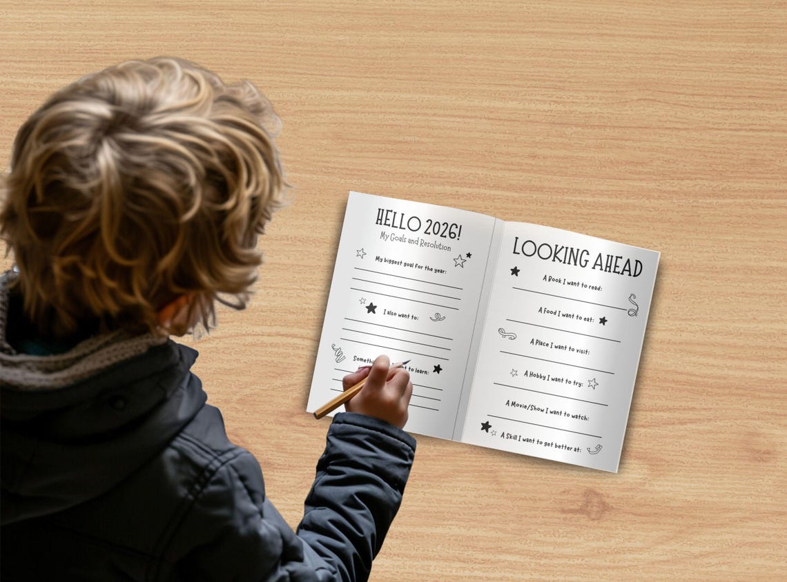 My Year in Review Activity Printable New Years Activities Kids Year in ...