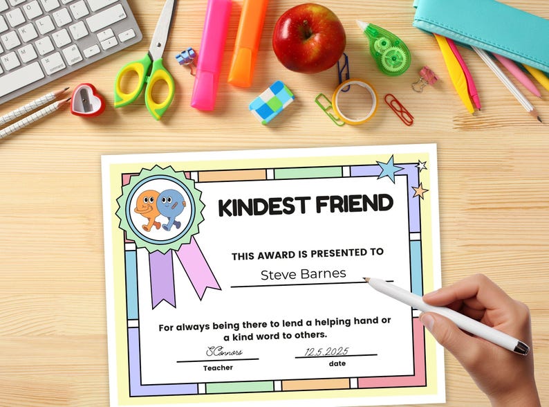 Editable End of Year Awards Class Awards End of Year Student ...