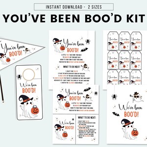You've Been Boo'd Printable Halloween Kit You've Been Booed Printable ...