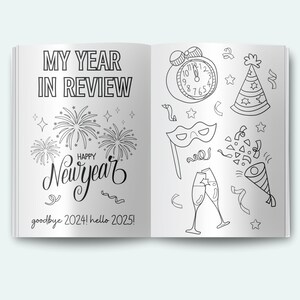 My Year in Review Activity Printable New Years Activities Kids Year in ...