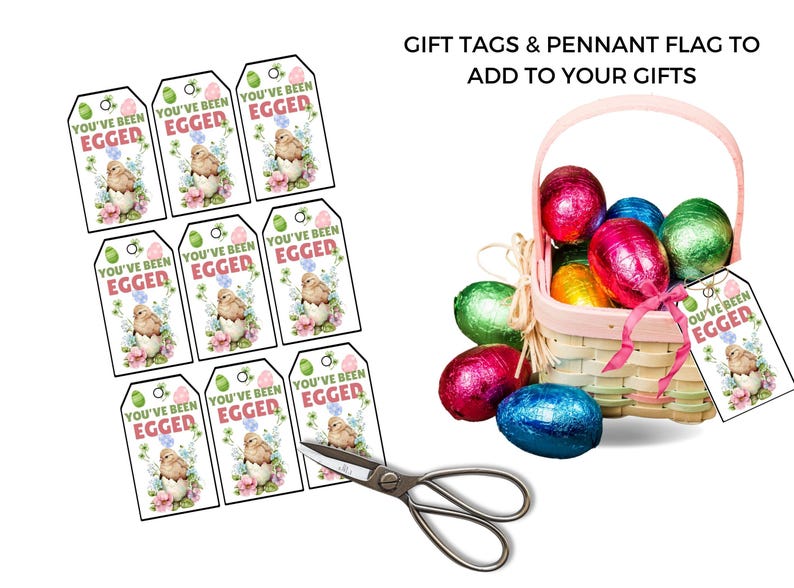 You've Been Egged Easter Game Printable Easter Game I've Been Egged ...