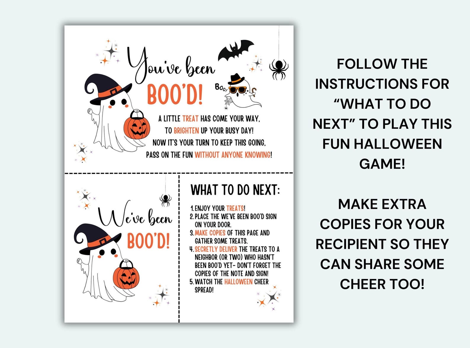 You've Been Boo'd Printable Halloween You've Been Booed Printable ...