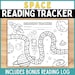 Space Reading Challenge Reading Tracker for Kids Printable Book Tracker ...