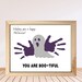Boo-tiful Halloween Handprint Craft Activity Printable Halloween ...