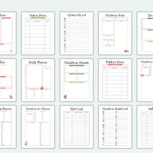 Printable Christmas Planner Christmas Binder Xmas Gift Planner Xmas ...