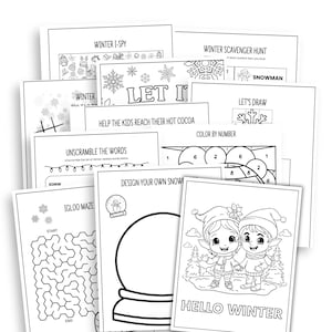 Seasonal Activity Bundle Printable Seasonal Activities Printable 4 ...