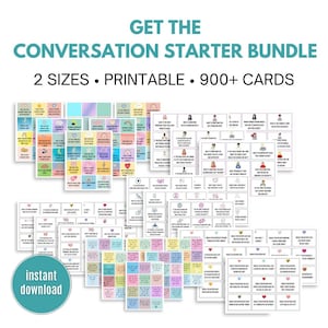 Conversation Cards for Kids, Conversation Starters for Kids ...