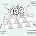 100 Days of School Paper Crown Printable Paper Crown 100th Day of ...
