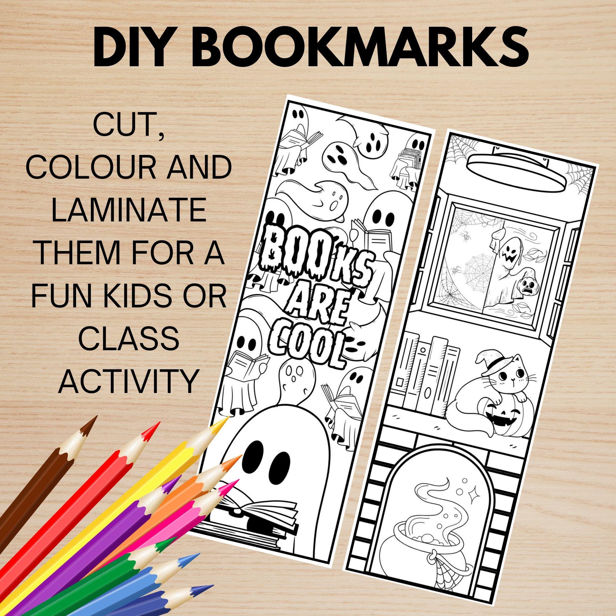 Halloween Bookmarks Printable Coloring Bookmarks for Kids Printable ...