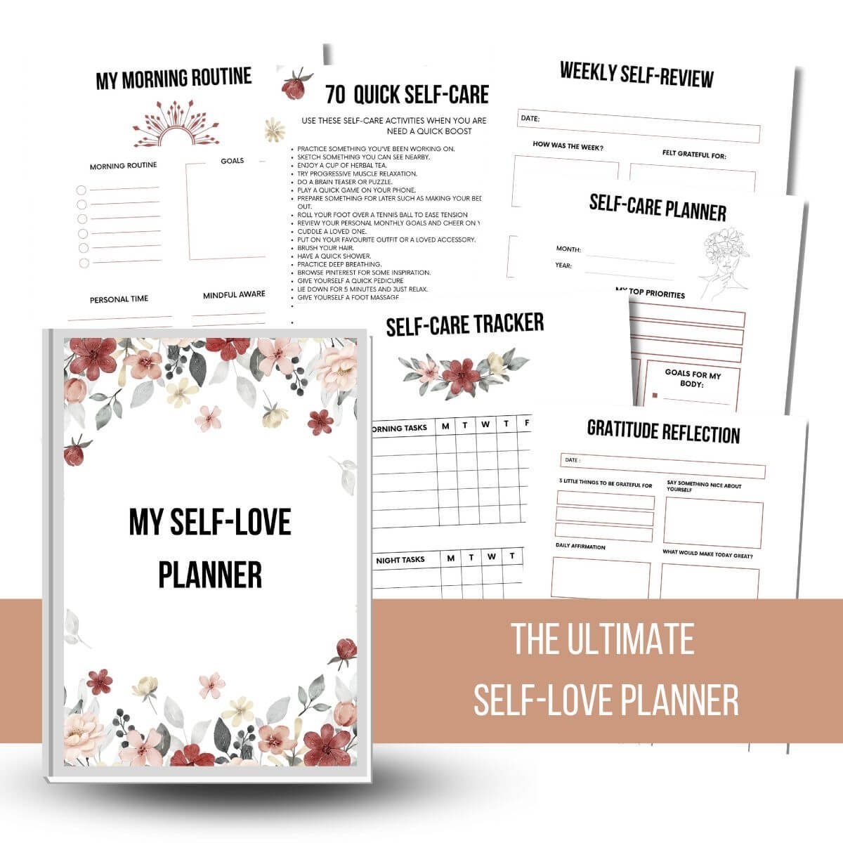 Self-love Planner Printable Self-love Journal Self-care Planner Self ...