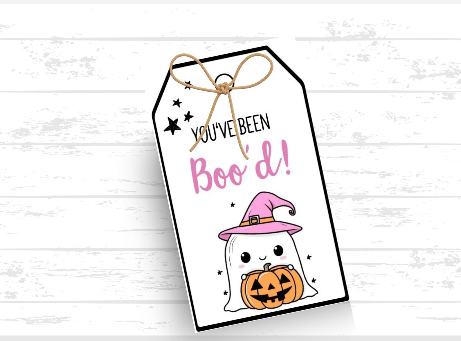 You've Been Boo'd Tag Printable Halloween You've Been Booed Tag ...