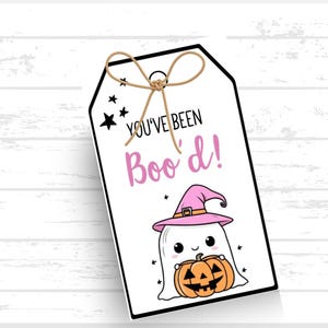 You've Been Boo'd Tag Printable Halloween You've Been Booed Tag ...