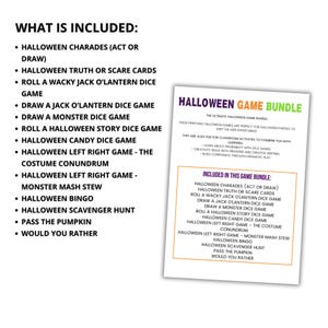 Halloween Classroom Activities, Halloween Game Bundle, Halloween ...