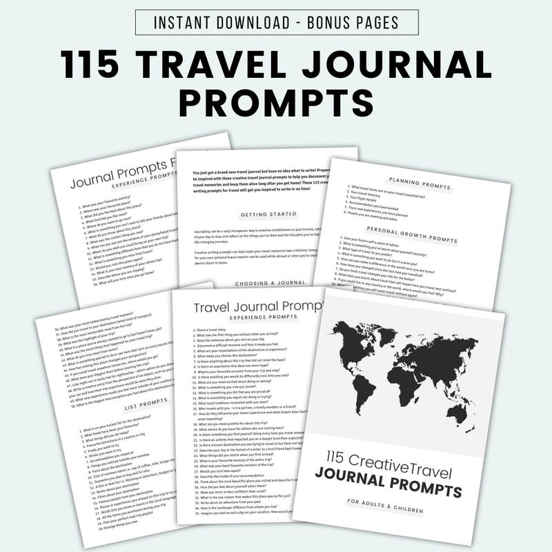 Travel Journal - Etsy