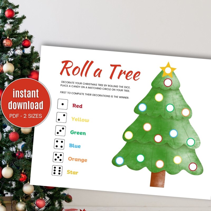 Roll a Tree Game - Etsy