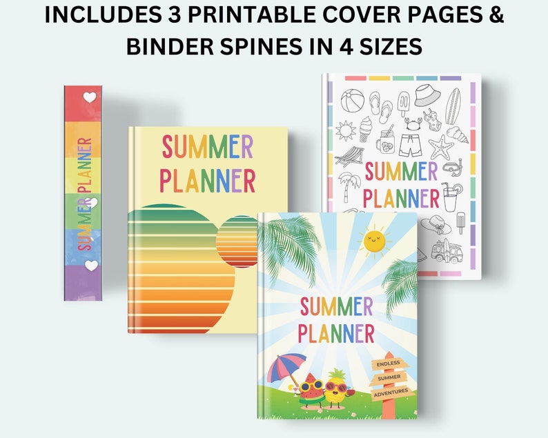 Summer Planner 2025 Printable Summer Camp at Home Summer Schedule for ...