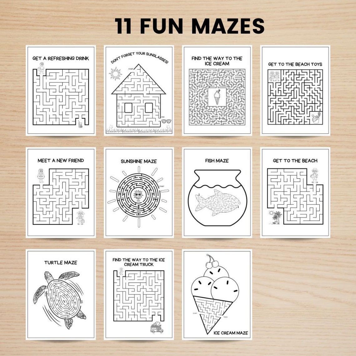 Summer Activity Bundle Printable Summer Kids Activities Summer ...