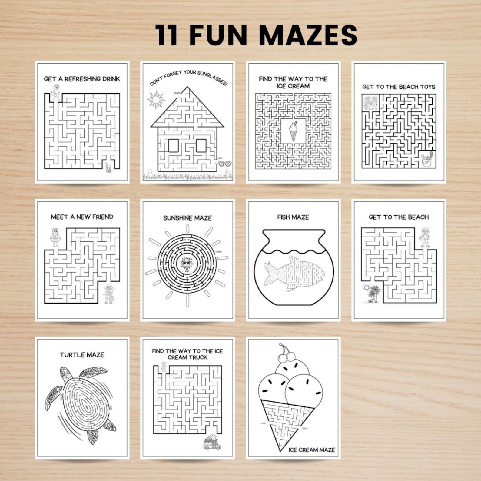 Summer Activity Bundle Printable Summer Kids Activities Summer ...