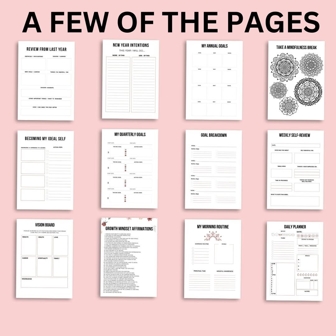 Self-love Planner Printable Self-love Journal Self-care Planner Self ...