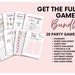 Name That Song Party Game Printable Music Trivia Party Game Birthday ...