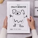 Halloween Draw A Monster Game, Printable Halloween Game for Kids ...