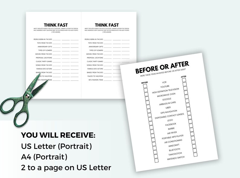 18th Birthday Games Printable Born in 2007 Games Born in 2007 Birthday ...