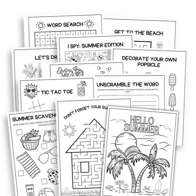 Seasonal Activity Bundle Printable Seasonal Activities Printable 4 ...