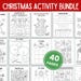 Christmas Activity Bundle Printable Christmas Activity Sheet Christmas ...