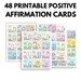 Positive Affirmation Cards for Kids Printable Affirmation Cards ...