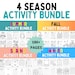 Seasonal Activity Bundle Printable Seasonal Activities Printable 4 ...