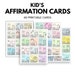 Positive Affirmation Cards for Kids Printable Affirmation Cards ...