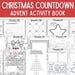 Christmas Countdown Activity Book Advent Activity Book Advent Countdown ...