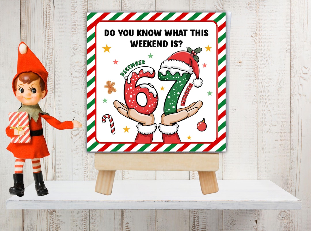 6 7 Elf Prop Printable Elf Props 6 7 Christmas Elf Prop Easy Elf Idea ...