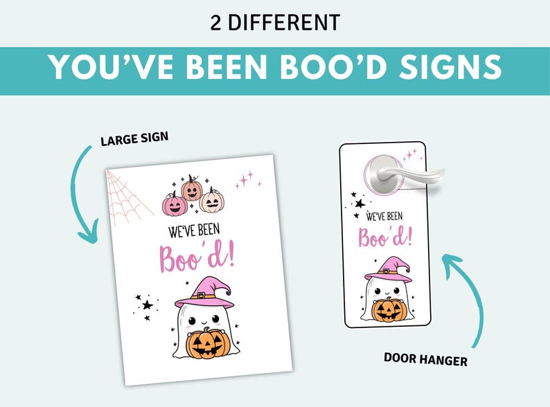You've Been Boo'd Printable Halloween Kit You've Been Booed Pinkoween ...