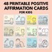 Positive Affirmation Cards for Kids Printable Affirmation Cards ...