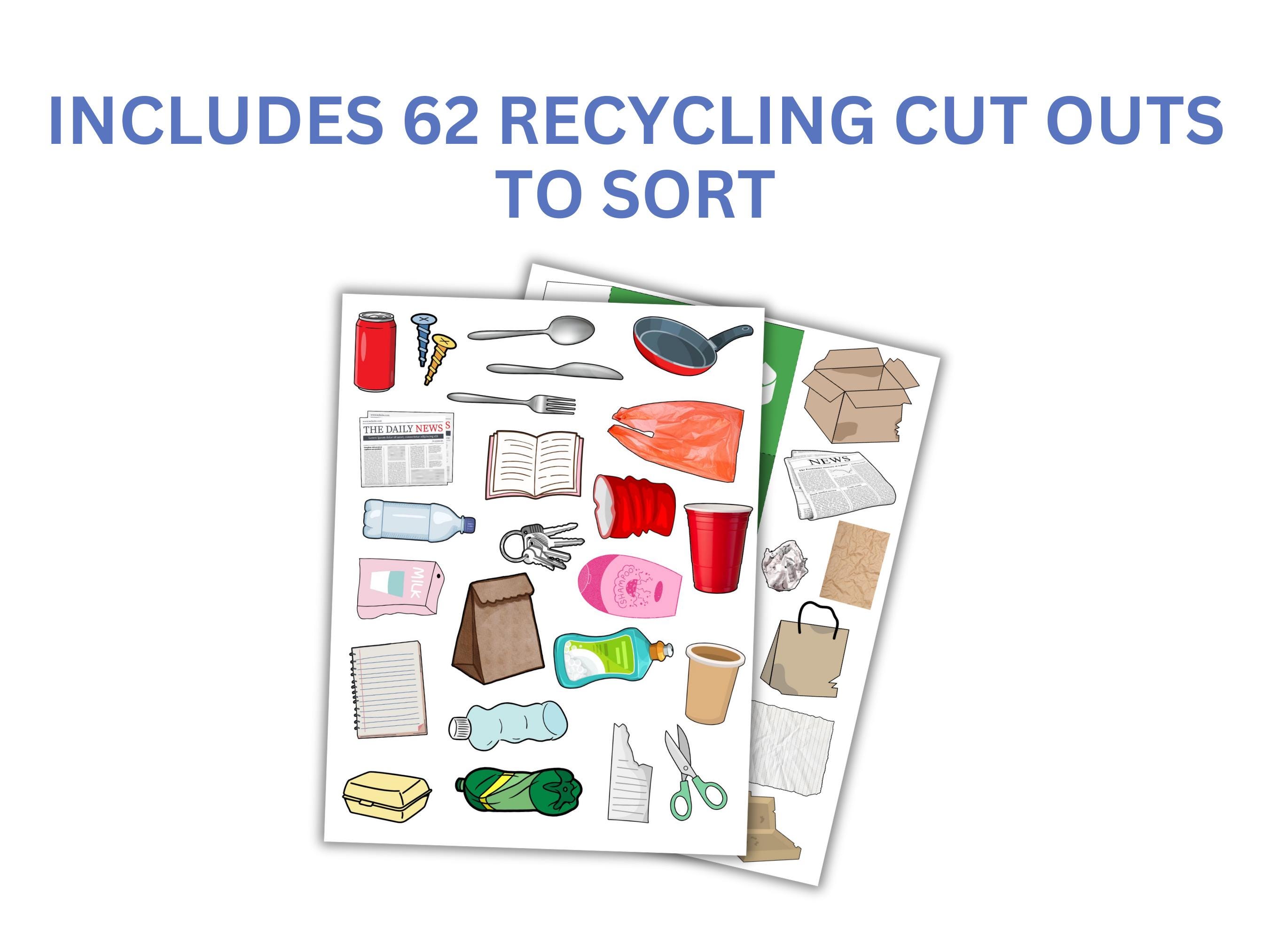 Earth Day Activity Recycling Sorting Activity Garbage Sorting Activity ...