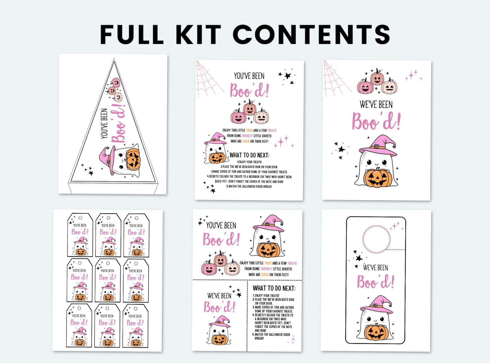 You've Been Boo'd Printable Halloween Kit You've Been Booed Pinkoween ...