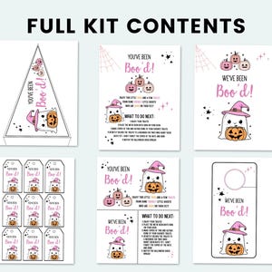 You've Been Boo'd Printable Halloween Kit You've Been Booed Pinkoween ...