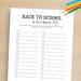 Back to School A to Z Race Game First Day of School Activity Printable ...