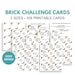 Brick Building Challenge Cards Printable Brick Challenges for Kids ...