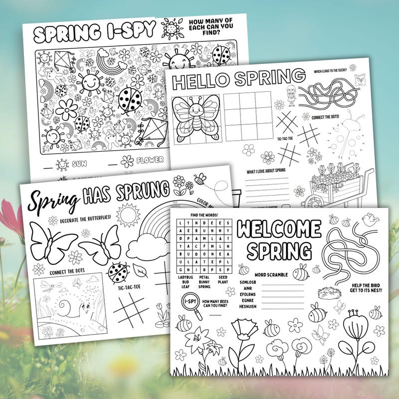 Paper Placemats - Etsy